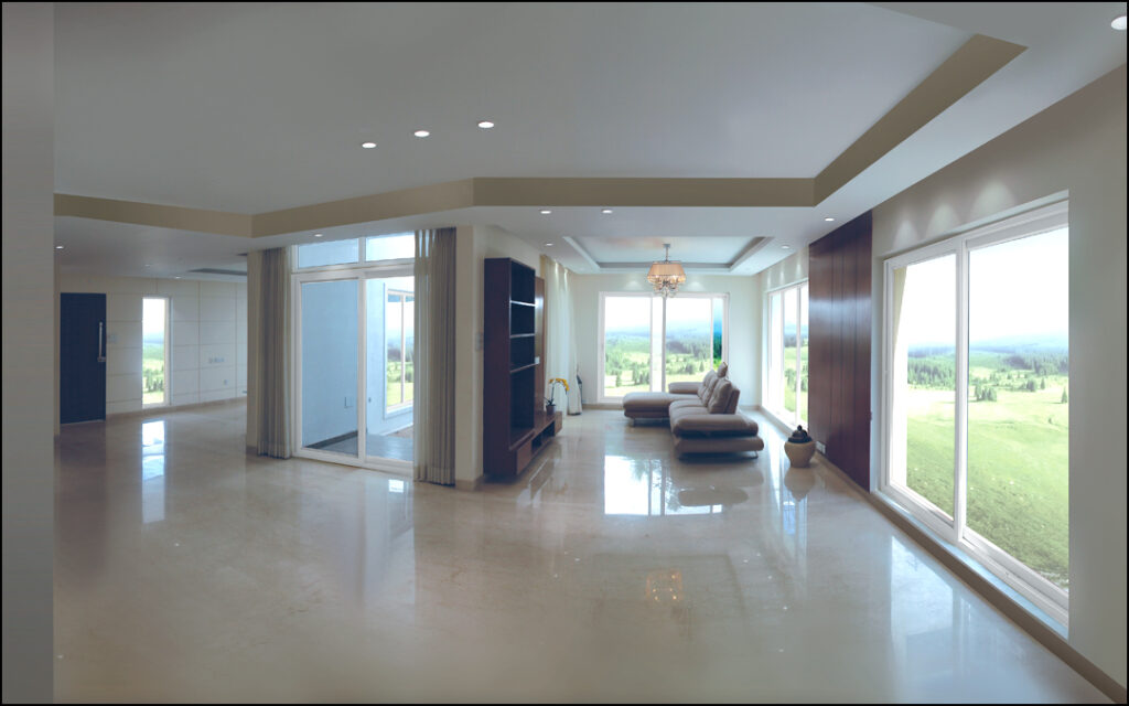 Amazing villa interior design ideas with uPVC solutions by Aparna Venster